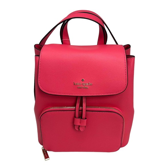 kate spade | Bags | Kate Spade Kristi Medium Flap Backpack Pink ...